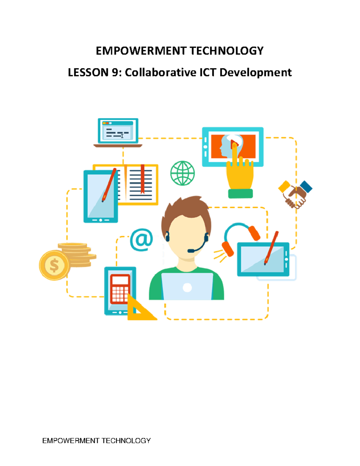 Emtech Lesson 9 Collaborative ICT Development-2 - LESSON 9: Collaborative ICT Development WEB ...