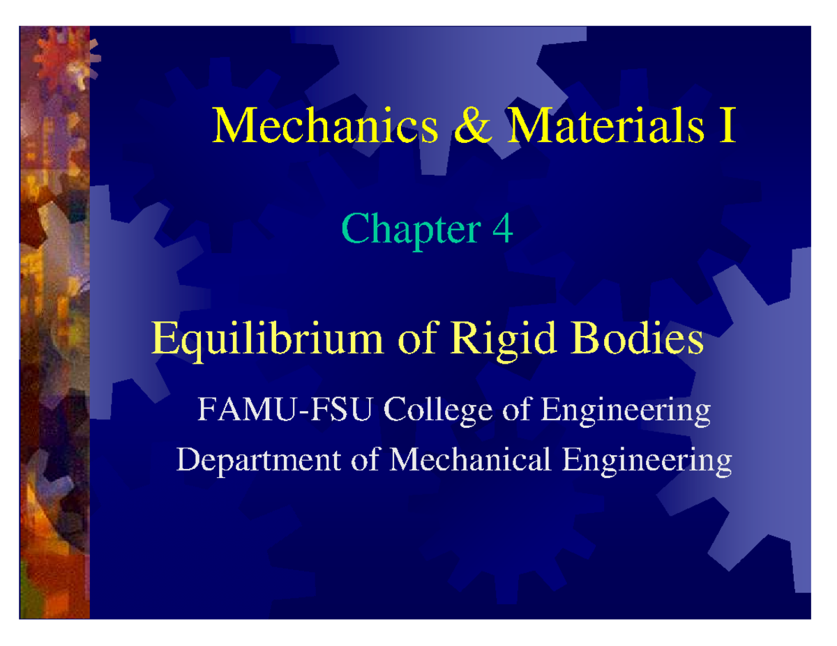 Chapter 4 - Mechanics & Materials I FAMU-FSU College of Engineering ...