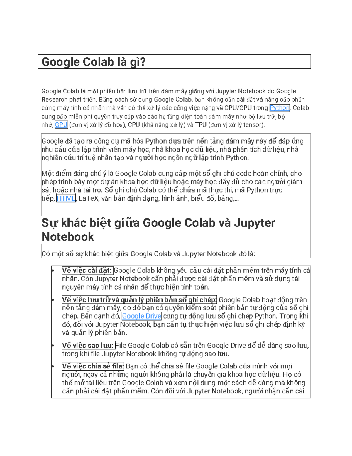 Google Colab là gì - Google Colab là gì? Google Colab là một phiên bản ...
