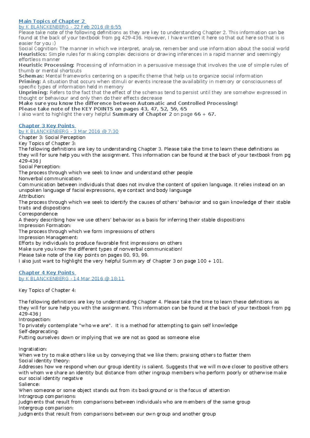 Main-Topics-of-each-topic - Main Topics of Chapter 2 by K BLANCKENBERG ...