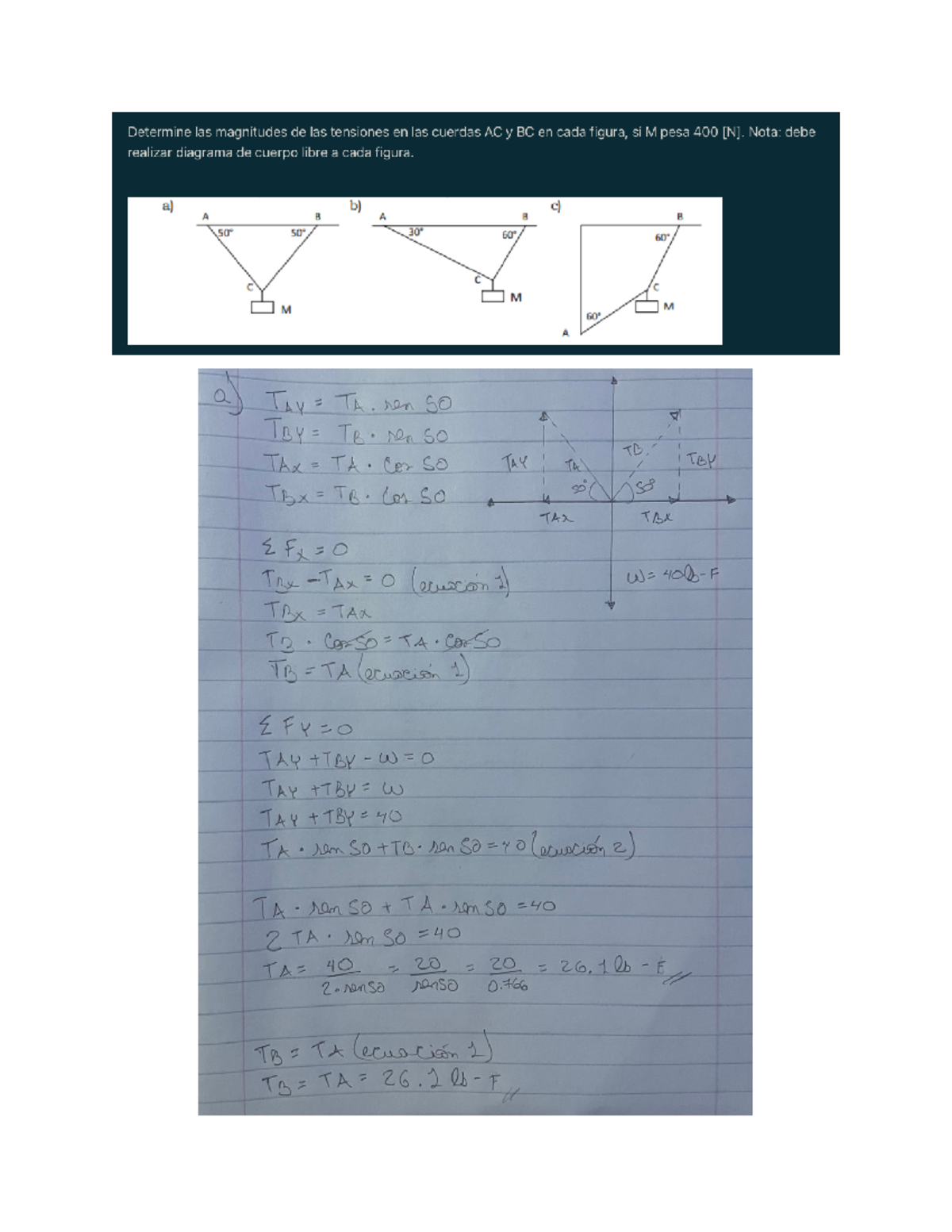 (Modulo 5) Tarea 3 - Asignaciones de Fisica - Fisica Mecanica I - Studocu