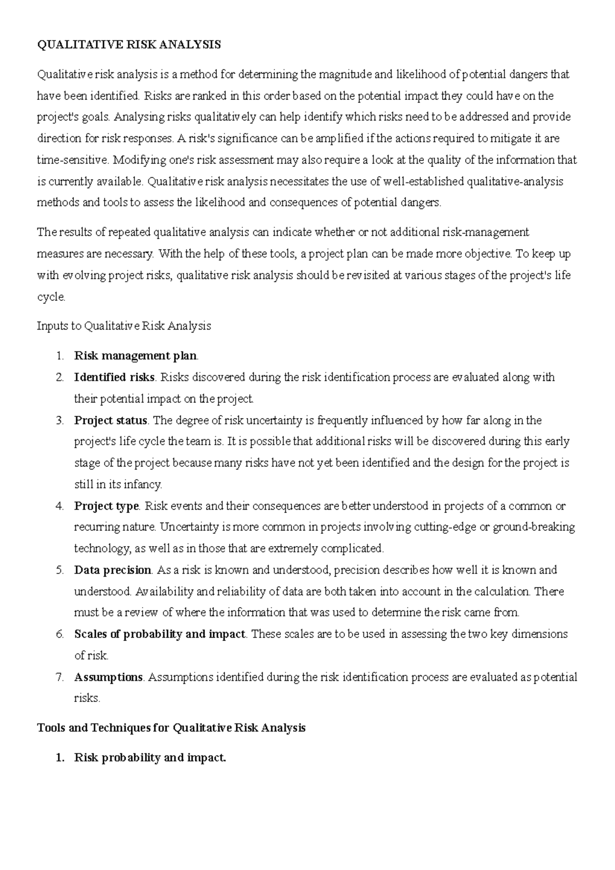 Document 1 Eyesubt QUALITATIVE RISK ANALYSIS Qualitative Risk document-1-eyesubt-qualitative-risk-analysis-qualitative-risk