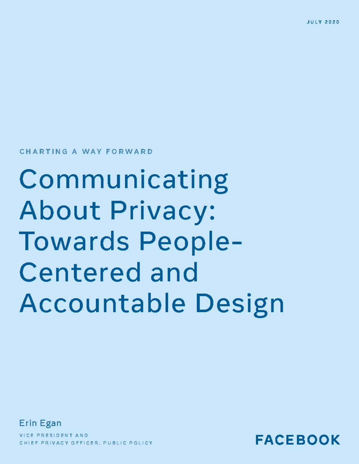 Privacy Transparency White Paper - Communicating Towards People ...