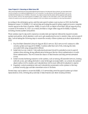 Module 4 Case Project 4-2 - To: (Manager's Name) From: Subject: Request ...