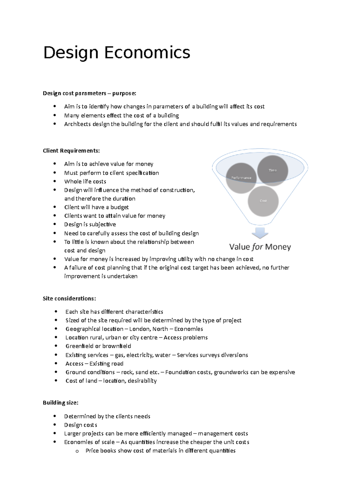 Lecture 3 - Design Economics - Design Economics Design cost parameters ...