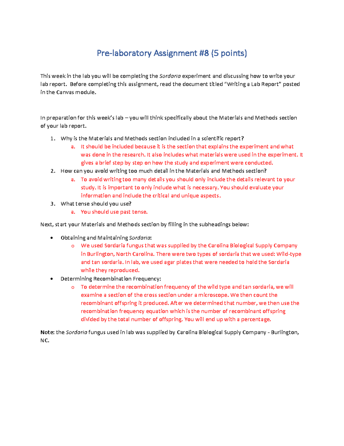Pre lab 8 - lecture note - Pre-laboratory Assignment #8 (5 points) This ...