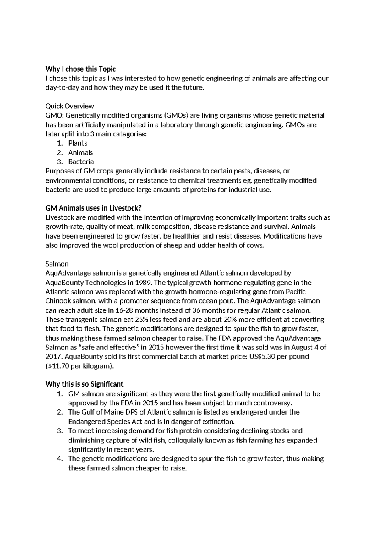 Speech+Bibliography - Speech+Bibliography - Why I chose this Topic I ...