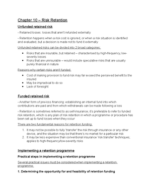 Chapter 5 - Risk Identification - Chapter 5 – Risk Identification Risk ...