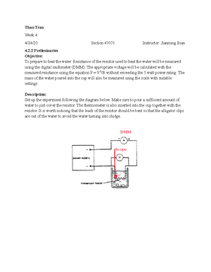 Week 3 Lab Report - Week 3 Lab Report – Reflection Date: 7/11/21 Section: A6 Lab Instructor ...