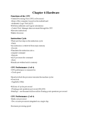 Chapter 1-What Is a Computer - First-Generation Computers • Used vacuum ...