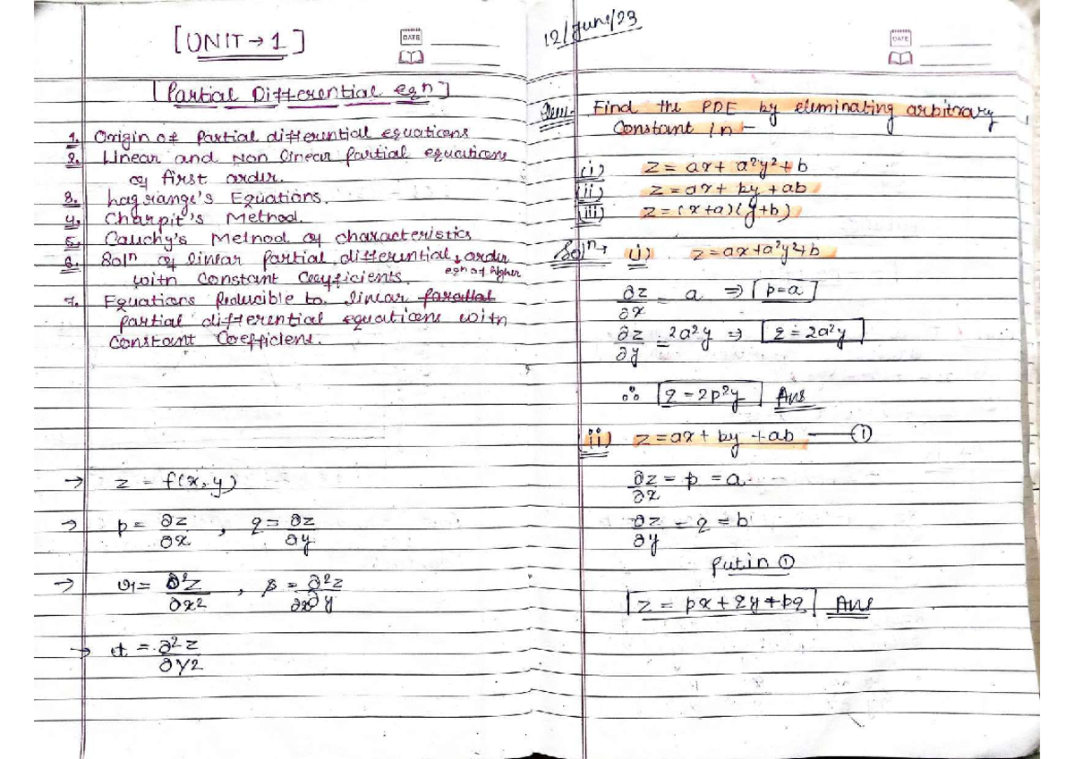 MATH 4(ALL Units) - It is Common to all branches of B. Tech in either ...