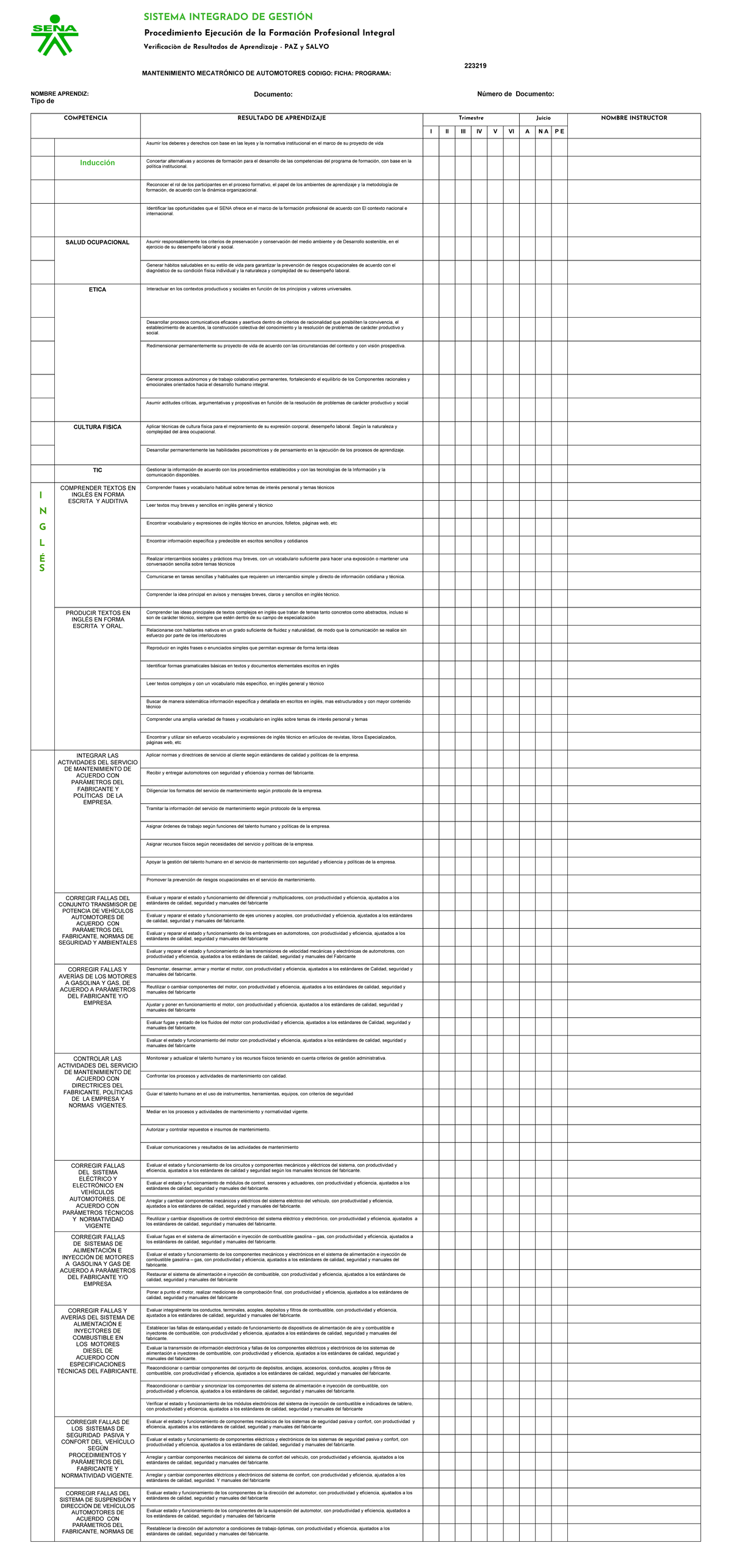 Paz y Salvo Jordan - asfsdf - SISTEMA INTEGRADO DE GESTIÓN ...