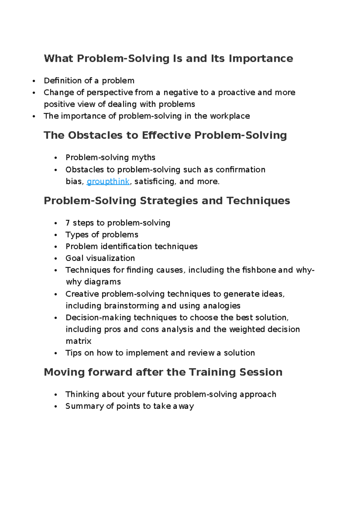 Problem Solving - What Problem-Solving Is and Its Importance Definition ...