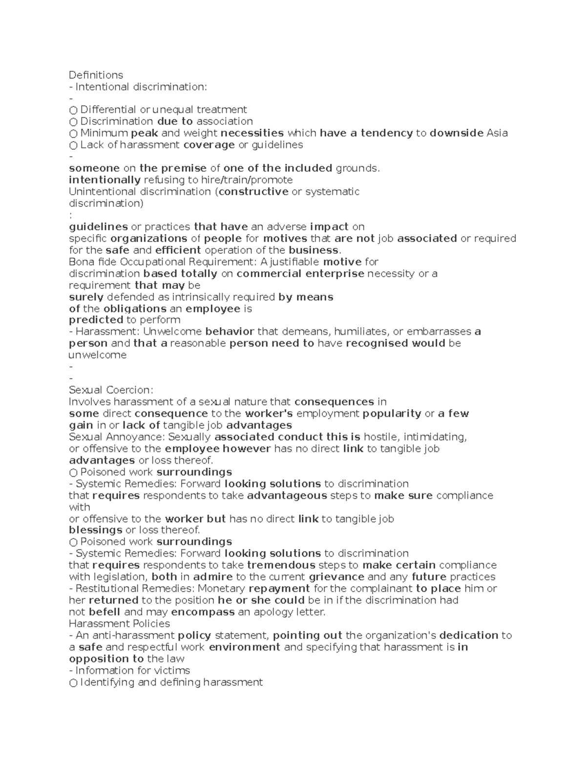 ORGB 300 - CH2 - Lecture notes 2 - Definitions Intentional ...