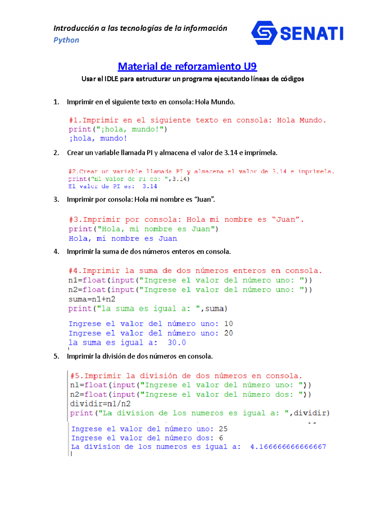 Material de reforzamiento U9 resuelto - Introducción a las tecnologías ...