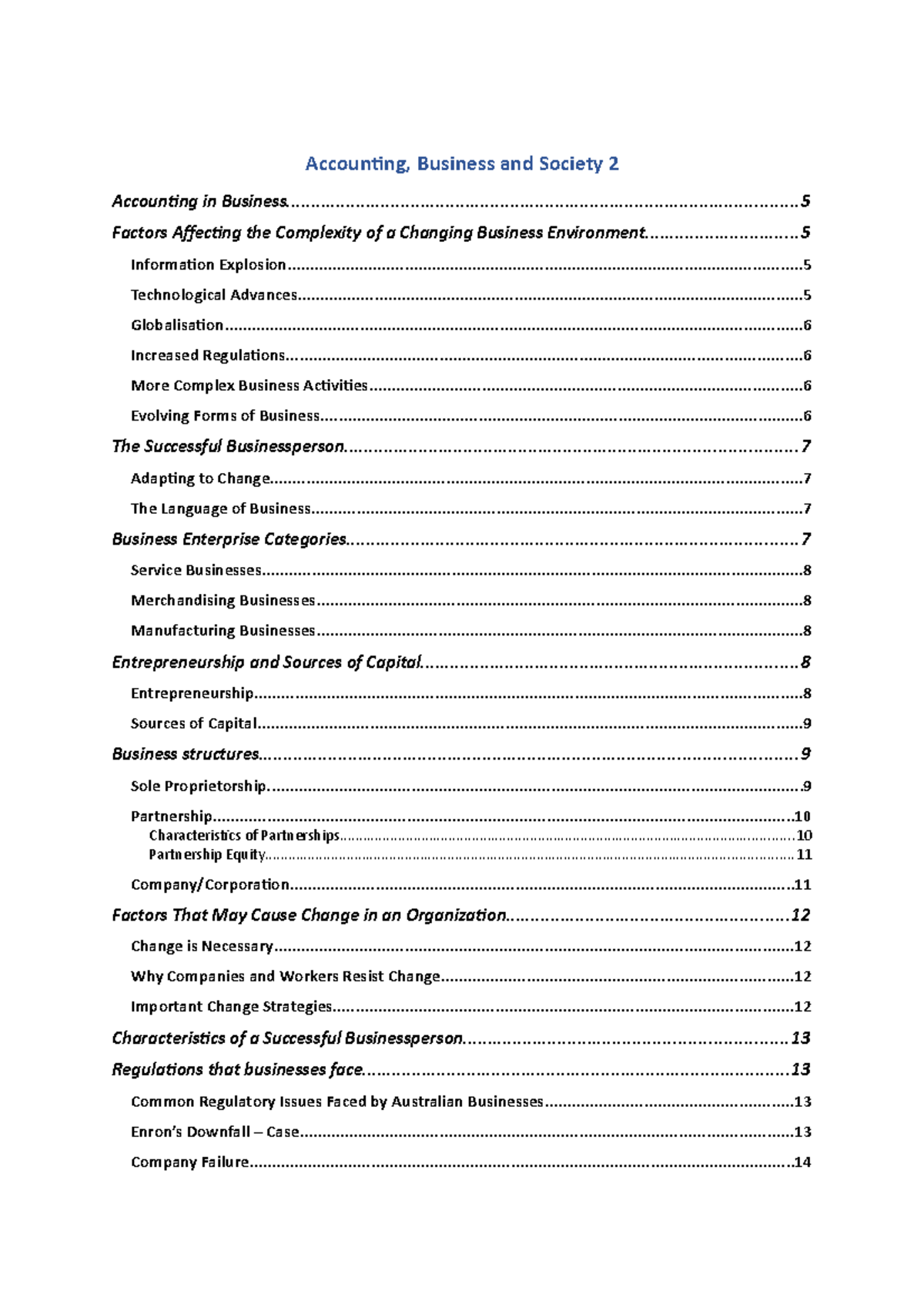 Accounting, Business and Society 2 - Accounting, Business and Society ...