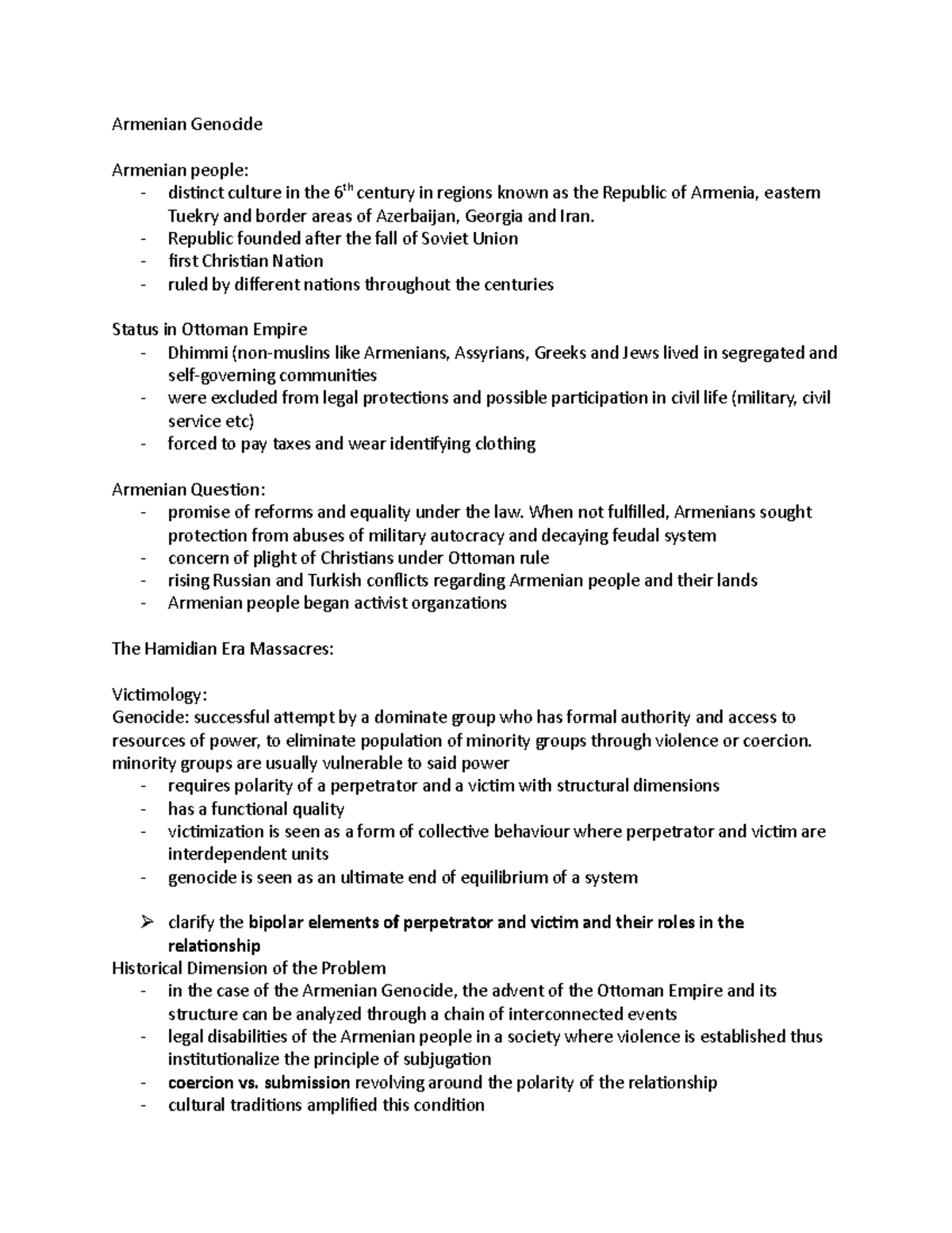 Armenian Genocide Week 4 - Armenian Genocide Armenian people ...