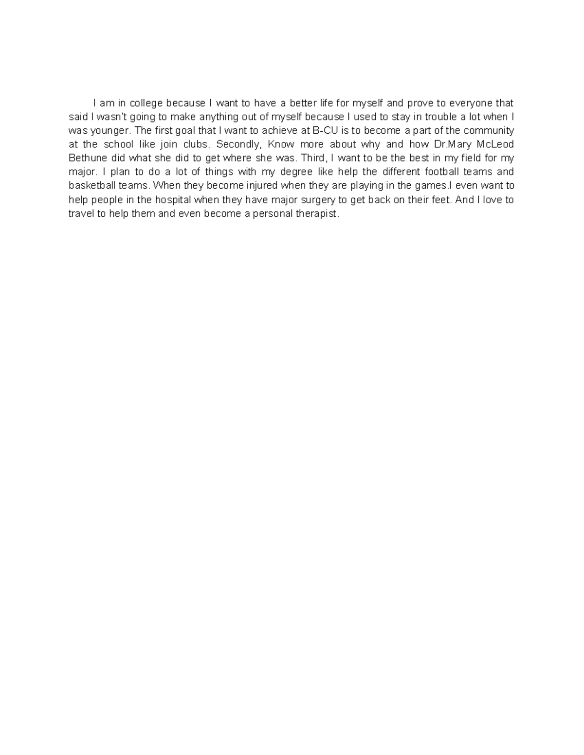 Week 5 Reflection -2 - Weekly assignments - I am in college because I want to have a better life ...