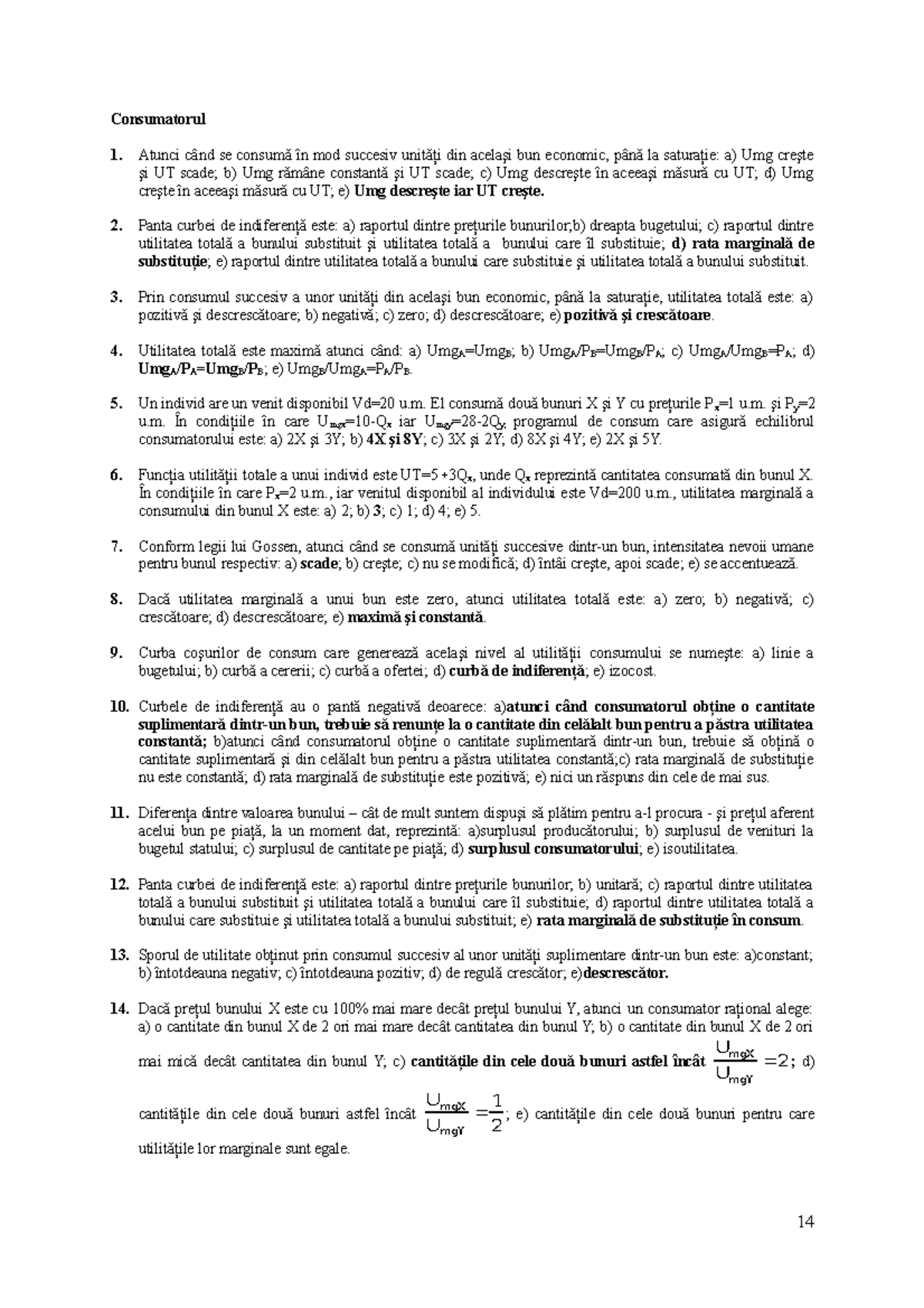 Grile Economie Corectate Module la INFO ECONOMICA, CSIE, 2021 ASE ...