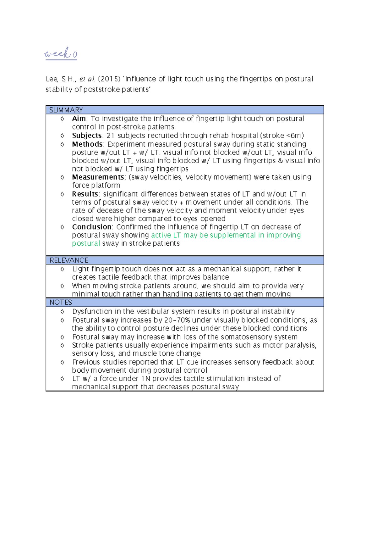 Articles Neuro Physiotherapy - Warning: TT: undefined function: 32 Lee, S., et al. (2015 ...