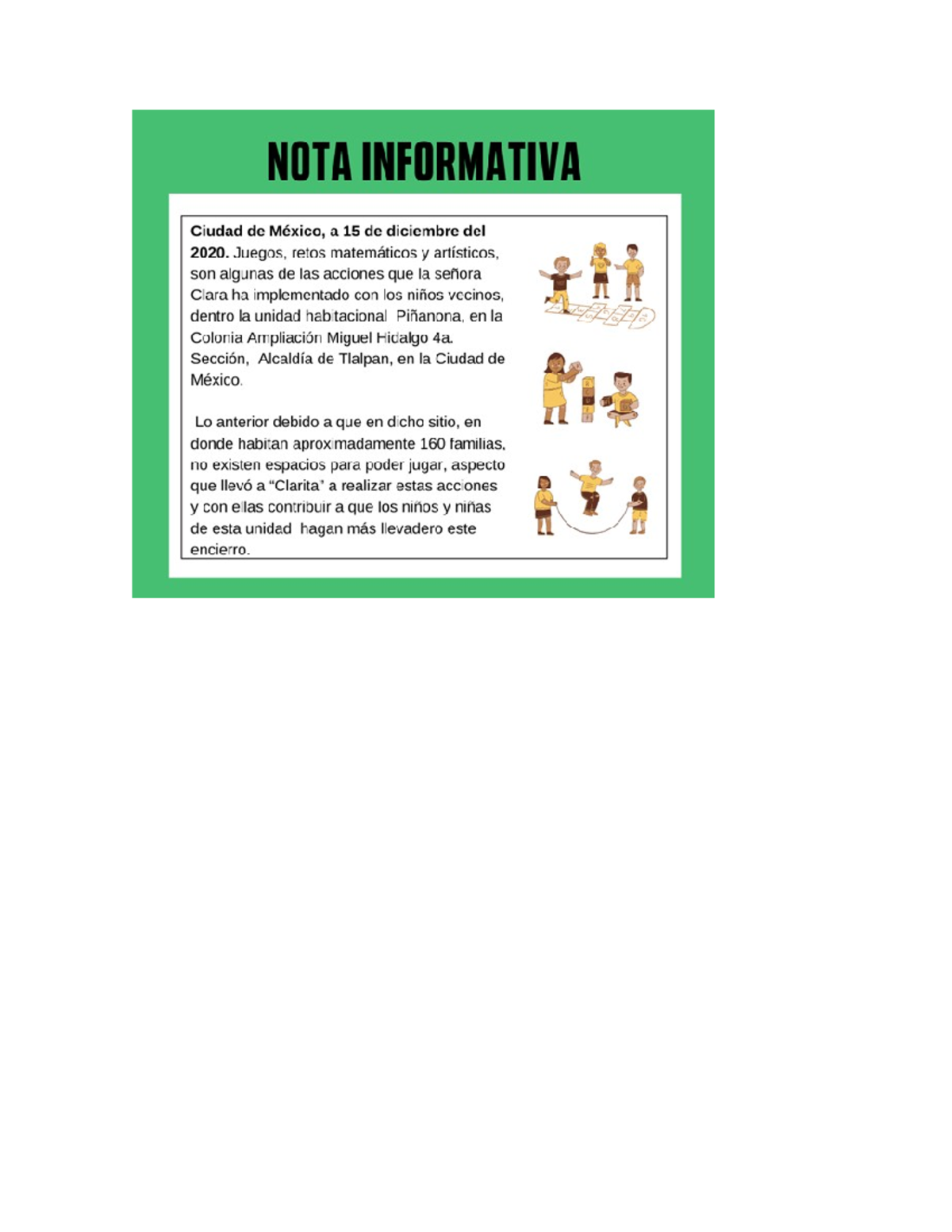 NOTA Informativa - Recursos Humanos - Studocu