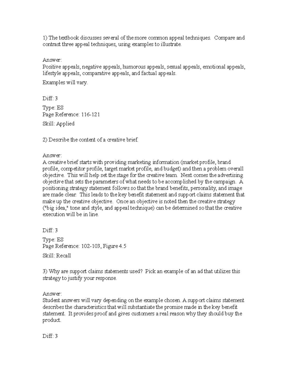 Chap 4-Essay questions - The textbook discusses several of the more ...