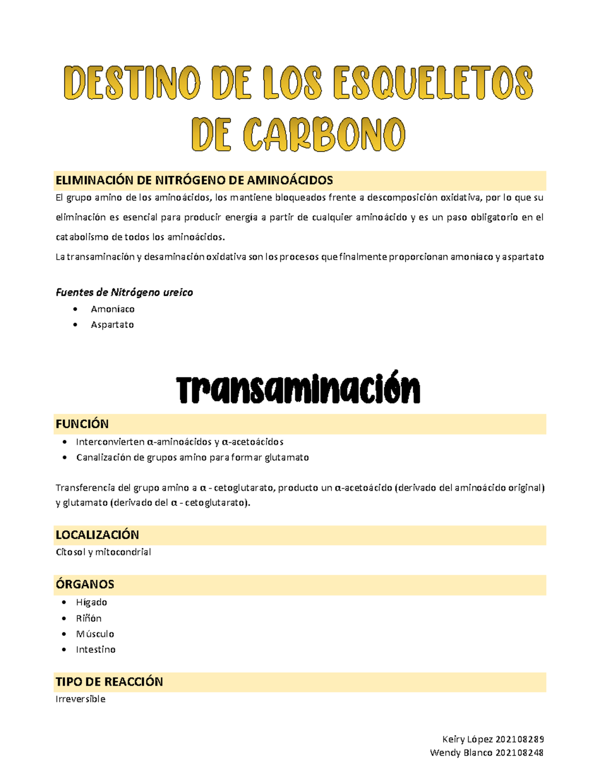 Destino de los Esqueletos de Carbono - Keiry López 202108289 ...