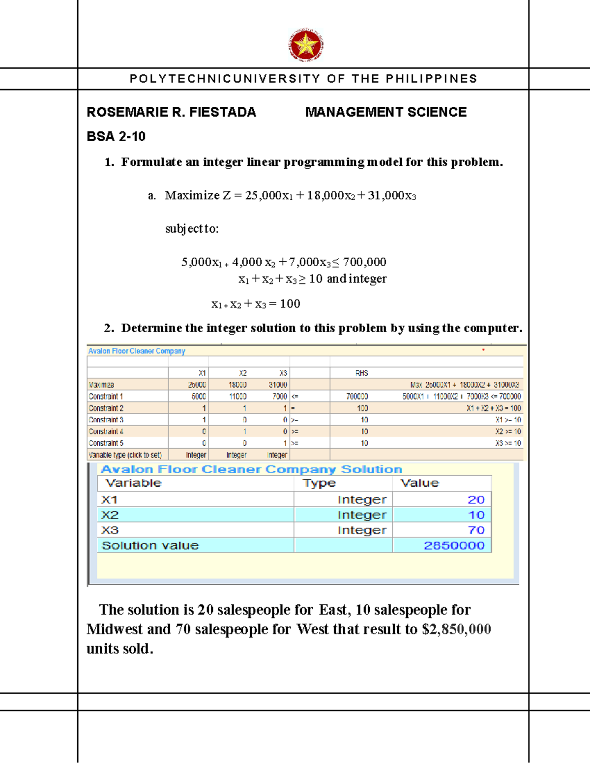 PUP Thesis Template - for stuying - P O L Y T E C H N I C U N I V E R S I T Y O F T H E P H I L ...