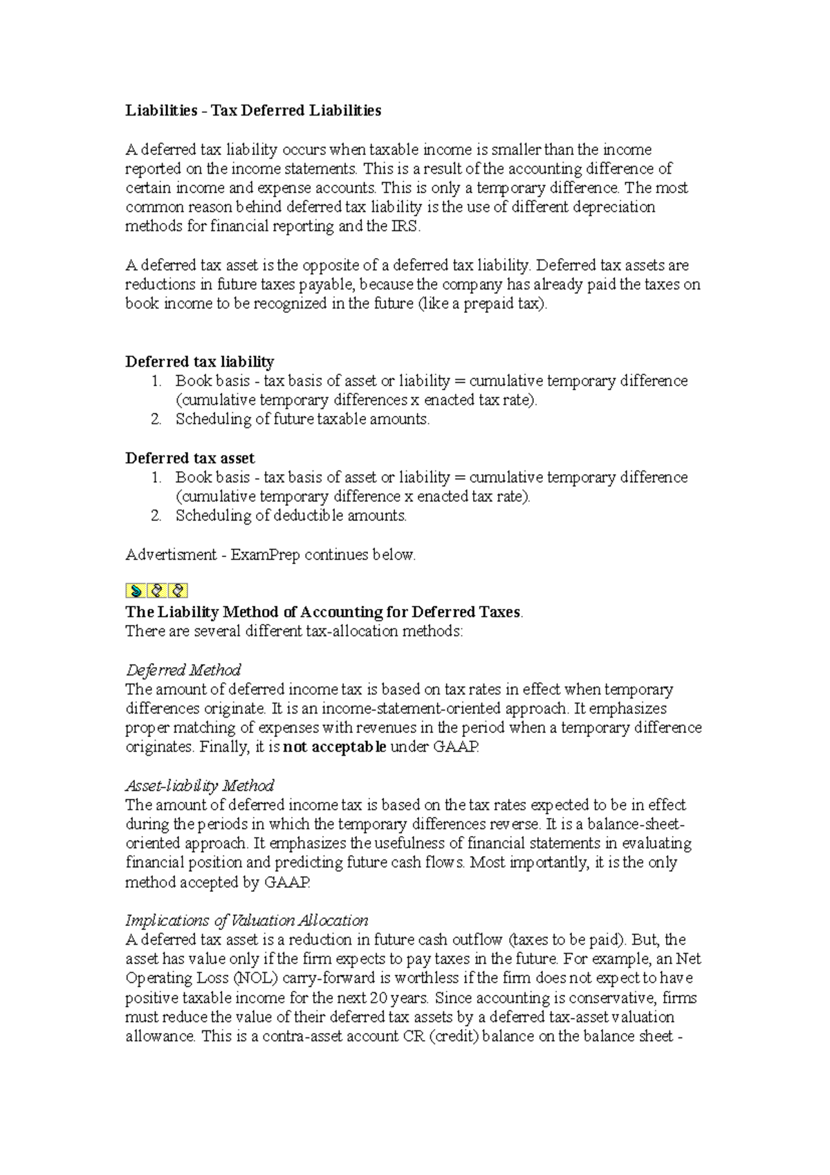 98974302-Afs - Lecture Note - Liabilities - Tax Deferred Liabilities A ...