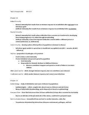 Topic 1 – Study Guide - Topic 1 – Study Guide Chapter 1 Describe the ...