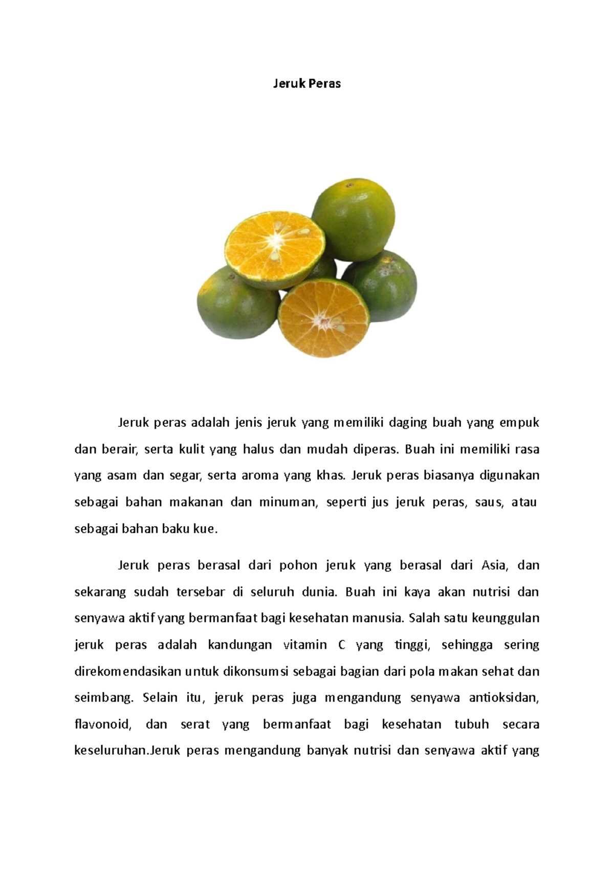 Jeruk Peras - Jeruk Peras Jeruk peras adalah jenis jeruk yang memiliki ...