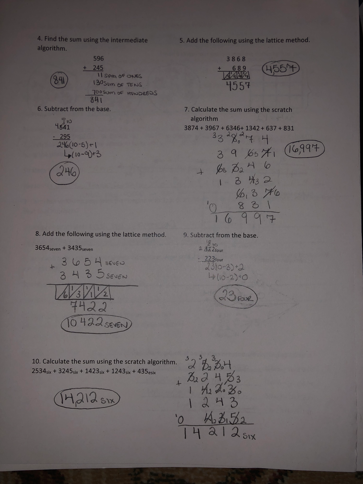 Practice Worksheets - MAT 106 - Studocu