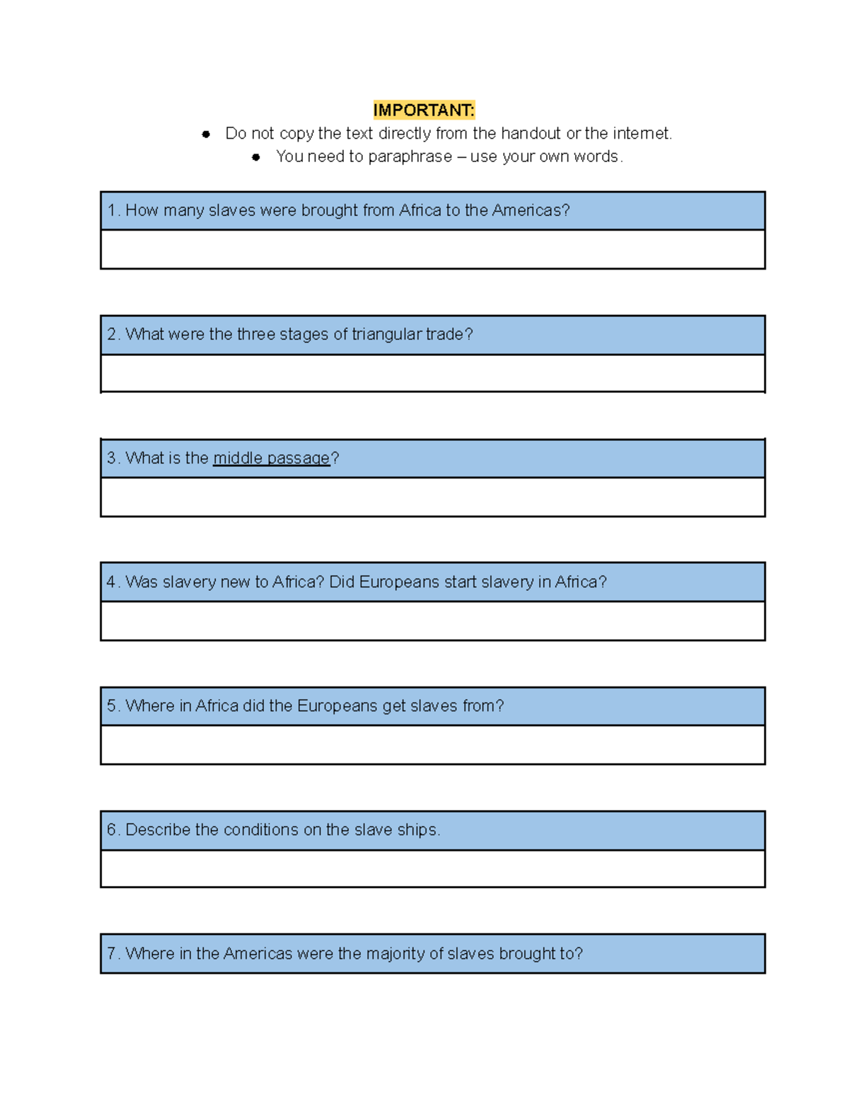 Minseok Jung - Triangular Trade Questions - IMPORTANT: Do not copy the ...