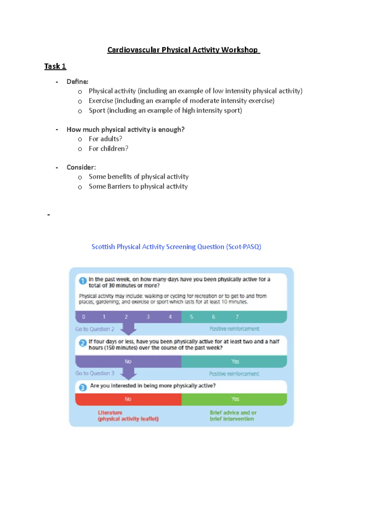 Cardiovascular Physical Activity Workshop - org/Resource/scottish ...