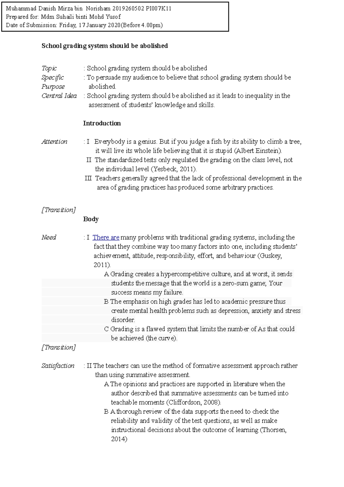 ELC092 Outline Grade Finale School Grading System Should Be Abolished elc092-outline-grade-finale-school-grading-system-should-be-abolished