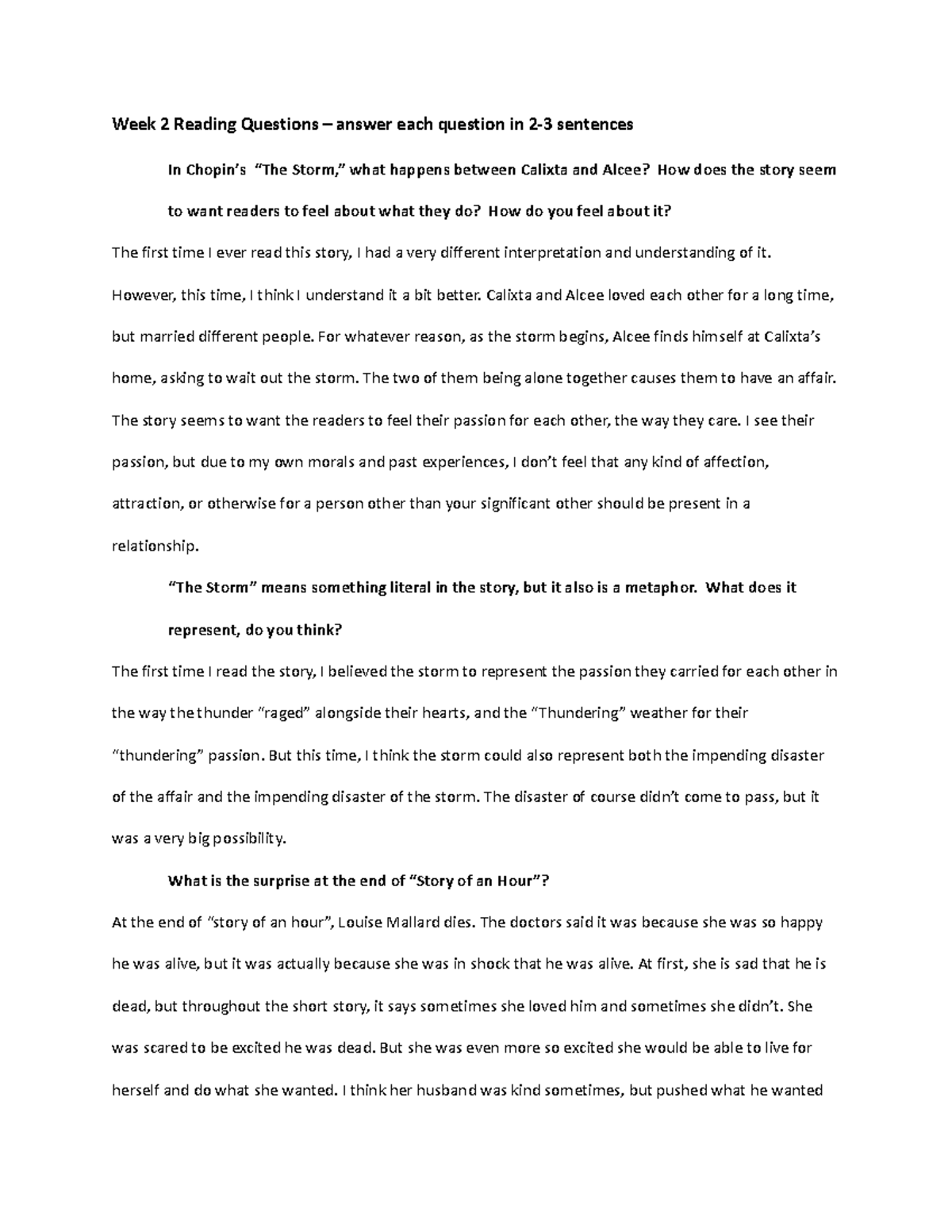 Week 2 Reading Questions – 2023 - Week 2 Reading Questions – answer ...