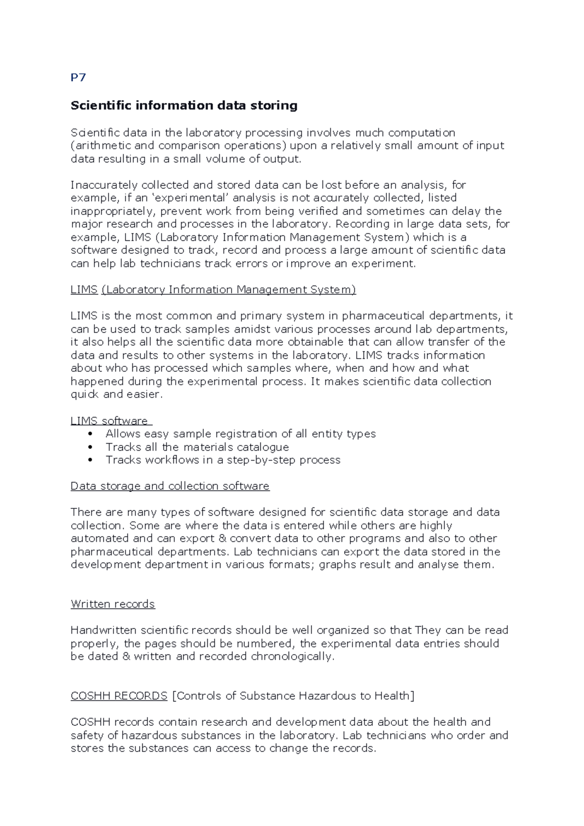 Laboratory Techniques and their Application - P Scientific information ...