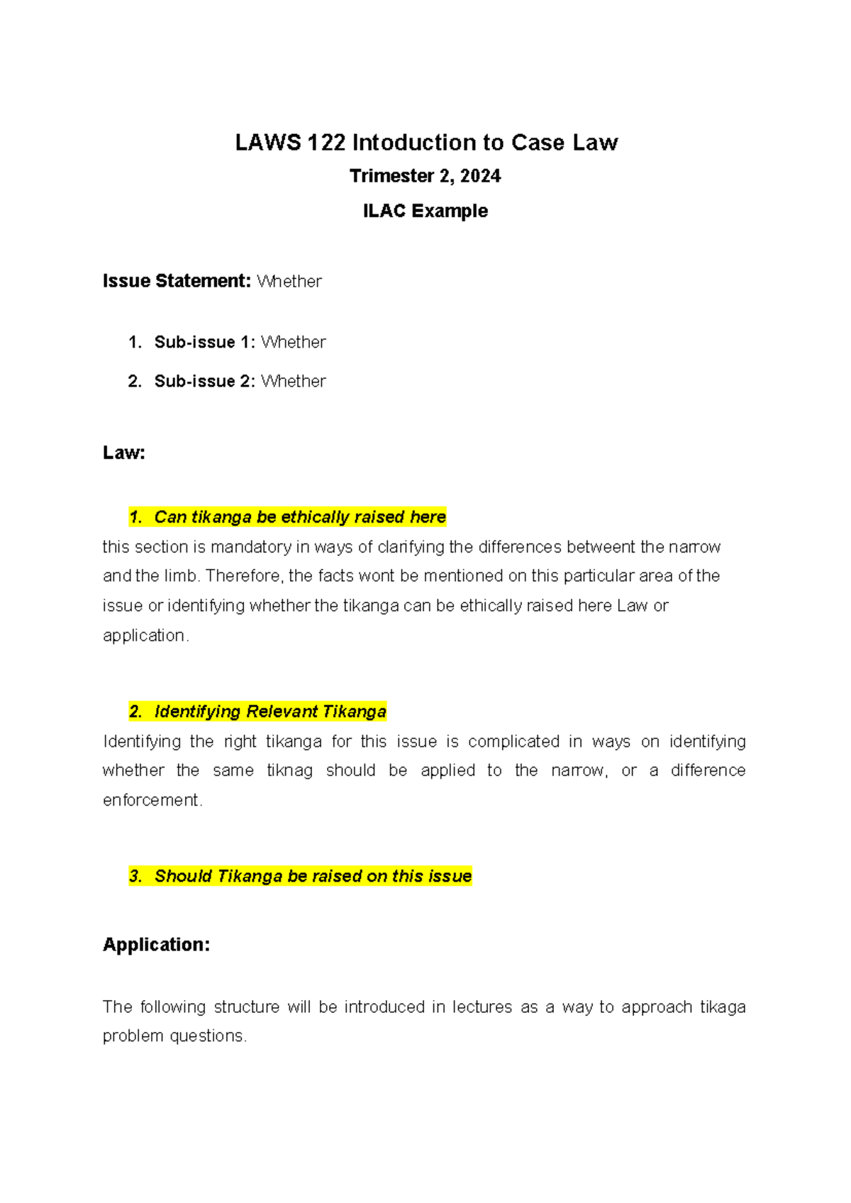 Law Organisation ILAC - For additional information regarding ILAC ...