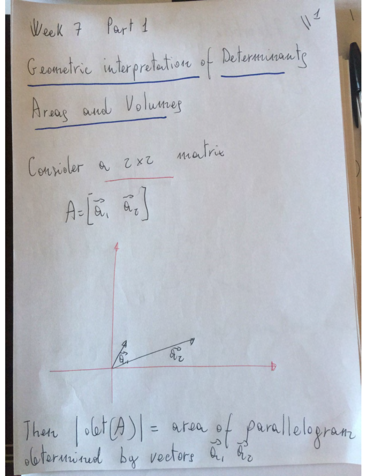 W7-1 - week 7 notes part 1 - Math 207 - Studocu
