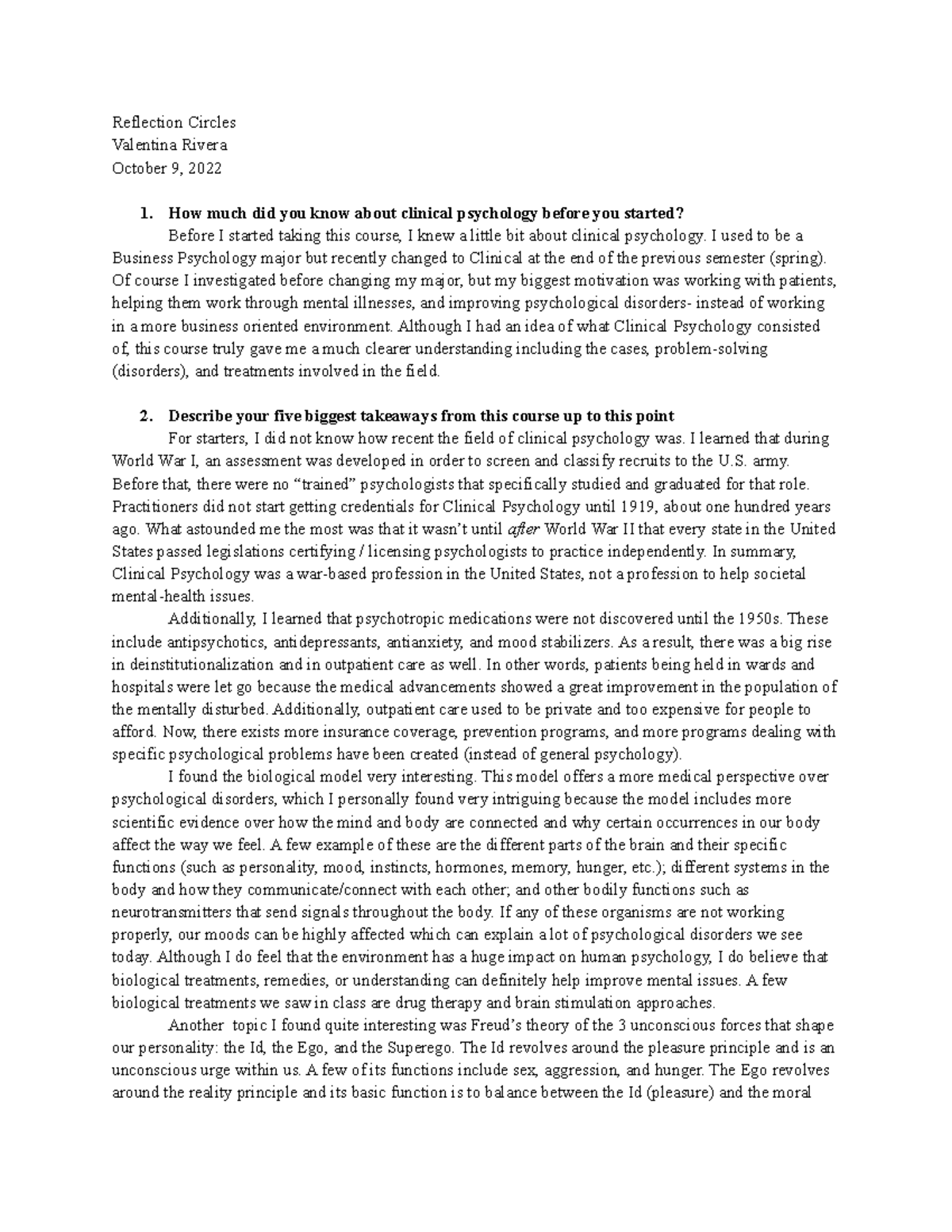 Reflection Circle - Reflection Circles Valentina Rivera October 9, 2022 ...