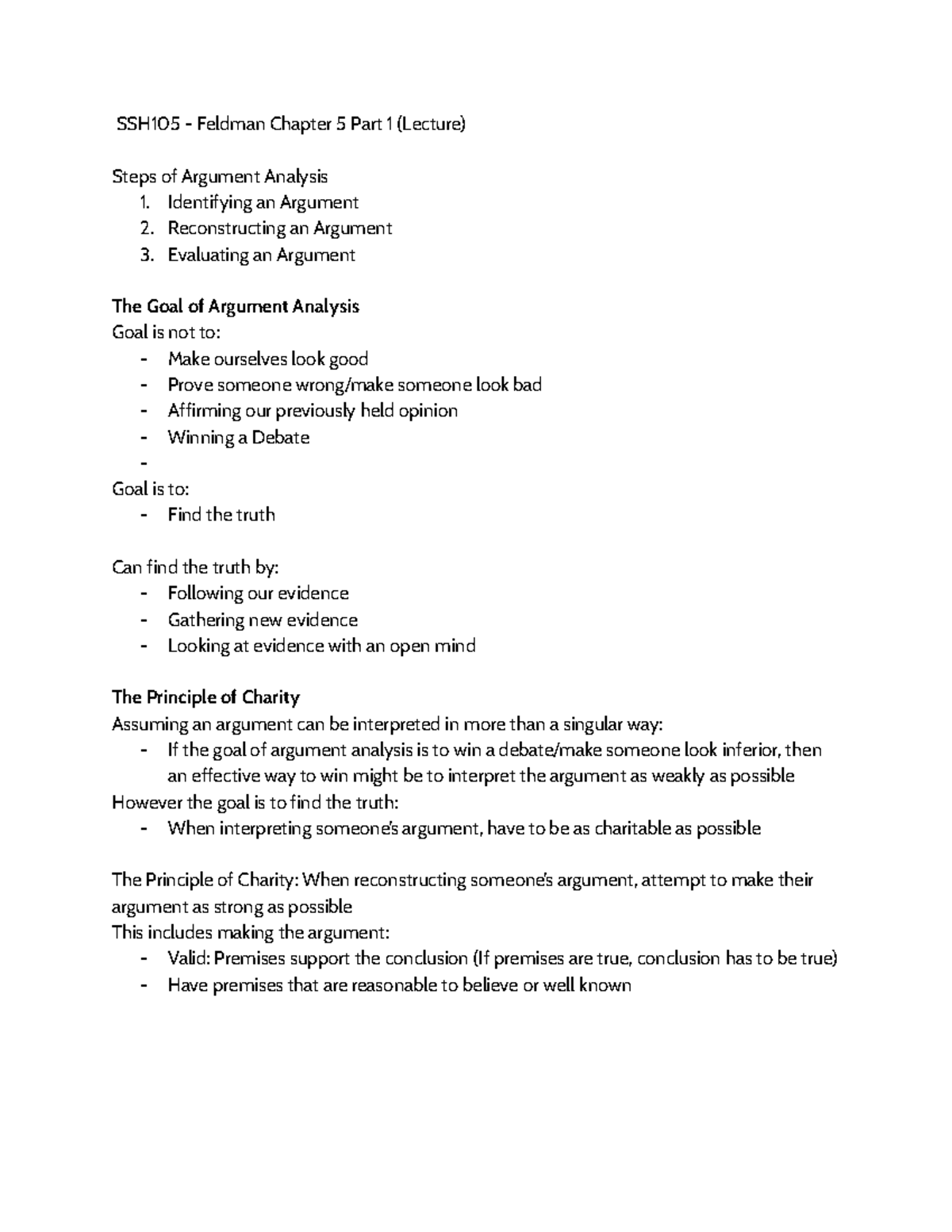 SSH105 - Feldman Chapter 5 Part 1 (Lecture) - SSH105 - Feldman Chapter ...