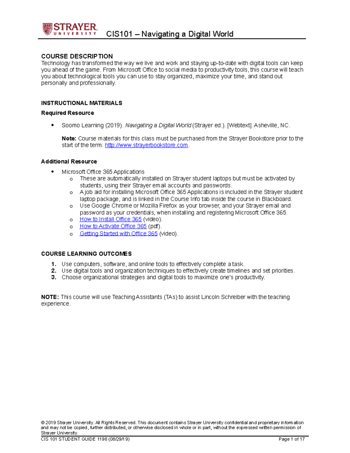 CIS101 Student Guide - None ascacdscdcdvvzcsdvfwefwcac qw dfqwg g ...