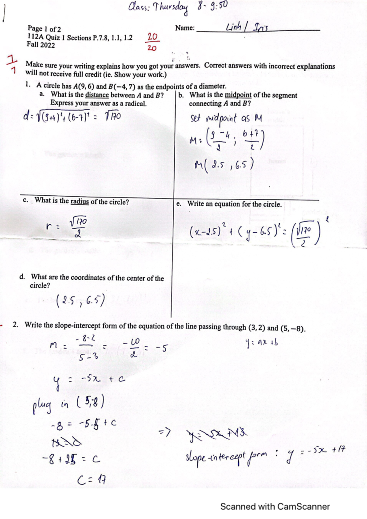 Cam Scanner 10-20-2022 19.44 2 - MATH 115Z - Studocu