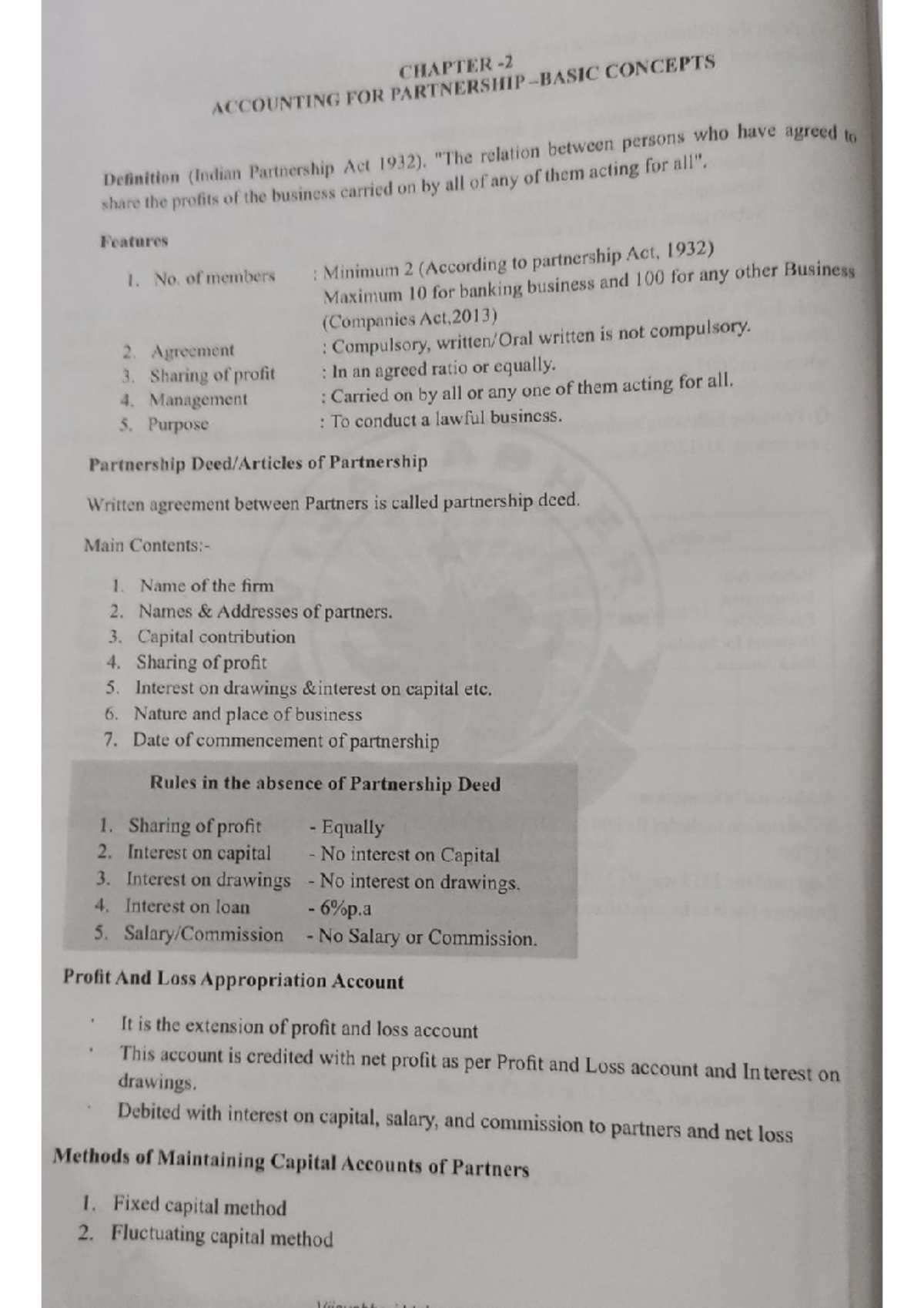 Accounting chapter 2 - Importent notes - Financial Accounting - Studocu