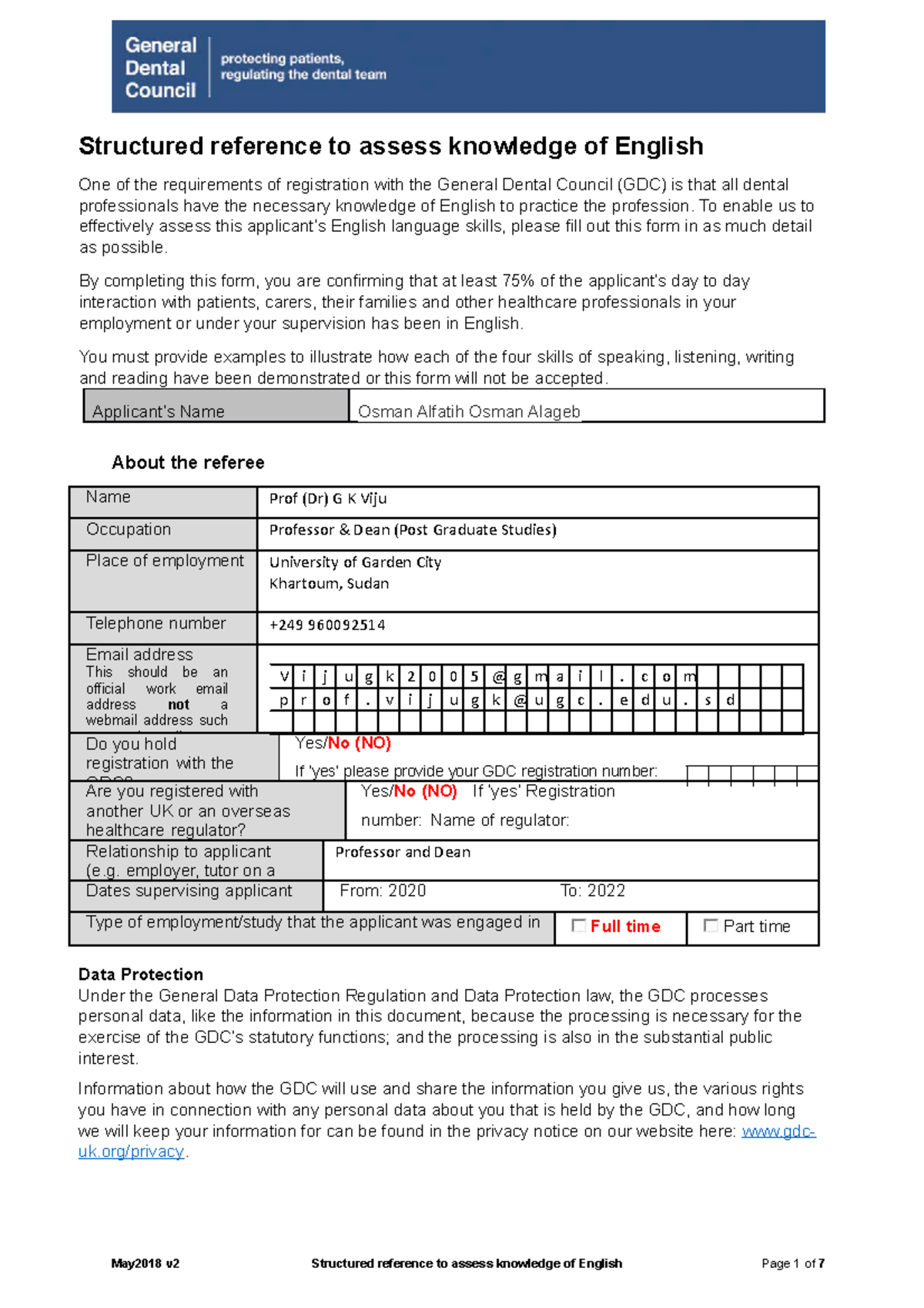 English language reference form - May2018 v2 Structured reference to ...