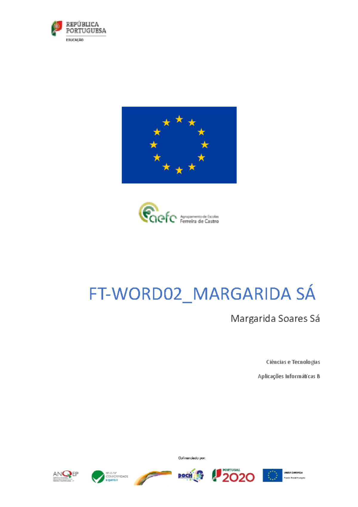 FT-Word02 Margarida Sá - FT-WORD02_MARGARIDA SÁ Margarida Soares Sá ...