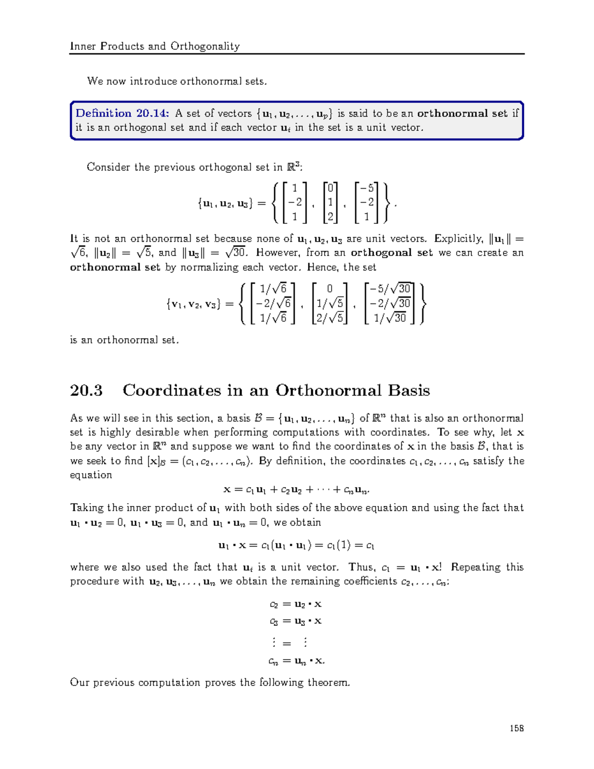 Linear algebra-28 - good - Inner Products and Orthogonality We now ...