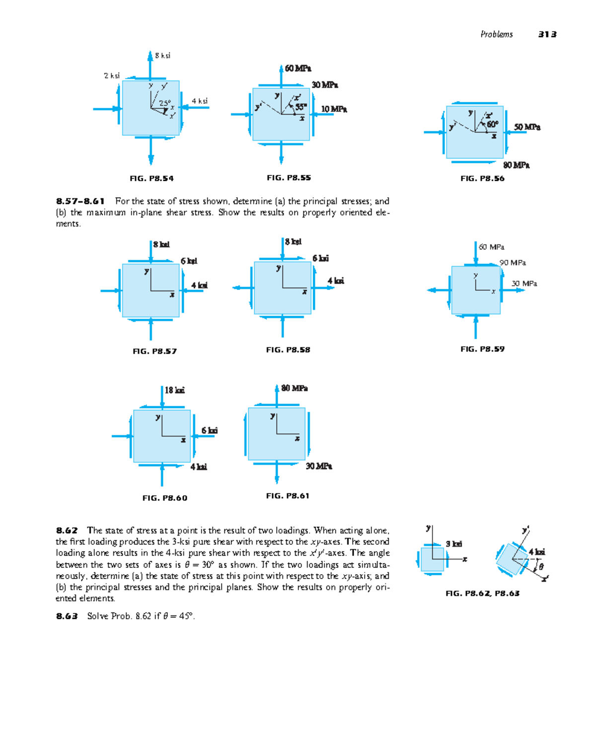 Andrew Pytel-7 - Complete notes on combined loads - 8–8 For the state ...