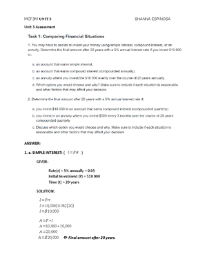 UNIT 4 Assigment 1 MCF3M - Unit 4 Assessment Task 1: Solving Triangles ...