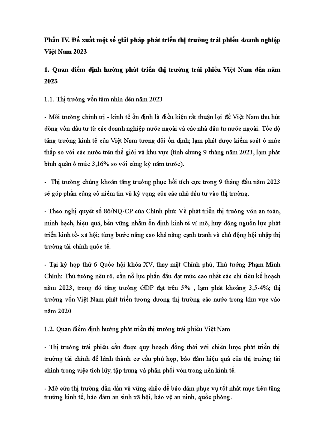 BT NHÓM TTTC VÀ ĐC - BT NHÓM TTTC VÀ ĐC - Phần IV. Đề xuất một số giải pháp phát triển thị ...